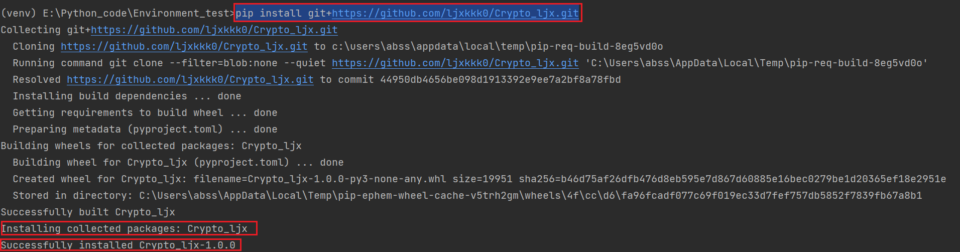 Python包-- Crypto_ljx - Jason's Blog